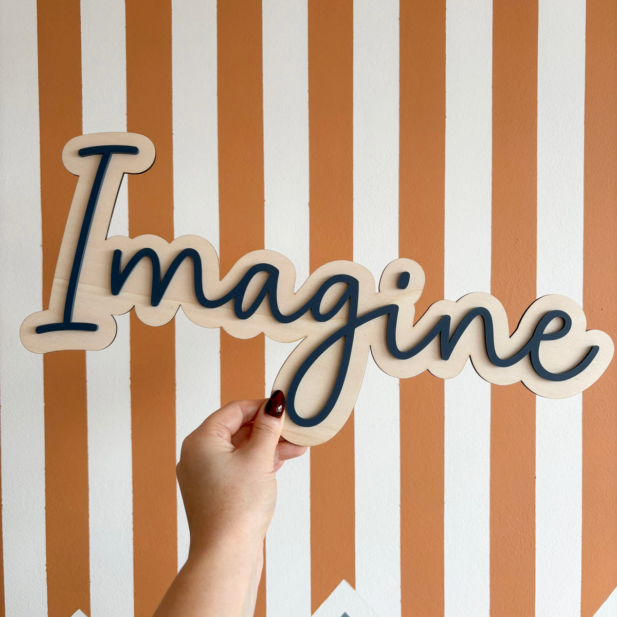 Double Layered Acrylic Name Signs – Letterly UK