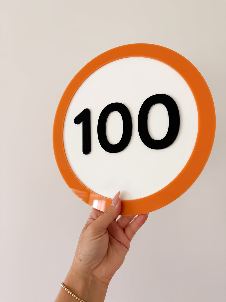 Speed Limit Sign | Personalised Acrylic sign – Letterly UK