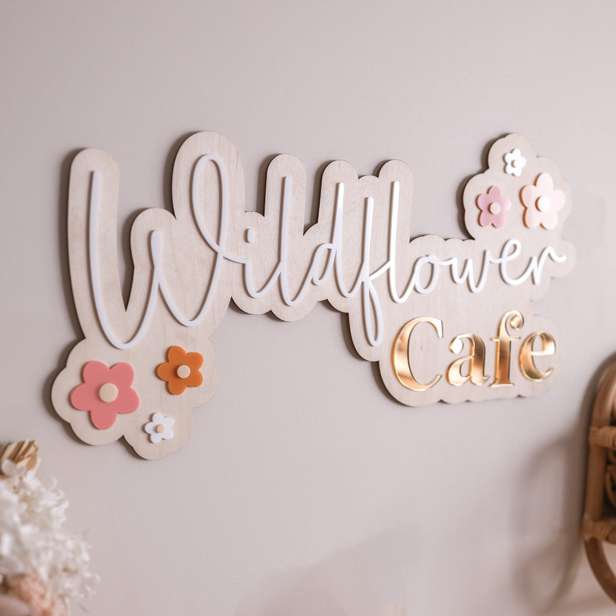 3D Layered Flower Sign – Letterly UK